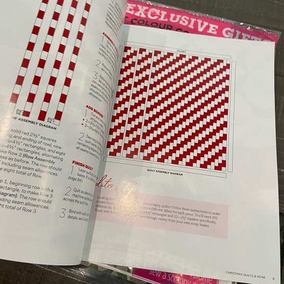 quilting | Other | Lot Of Two Quilting Pattern Magazines With Color ...